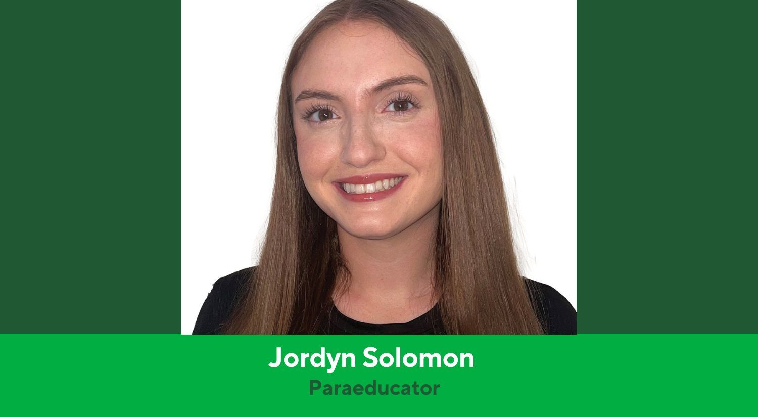 Histoire d'une paraéducatrice : Jordyn Solomon