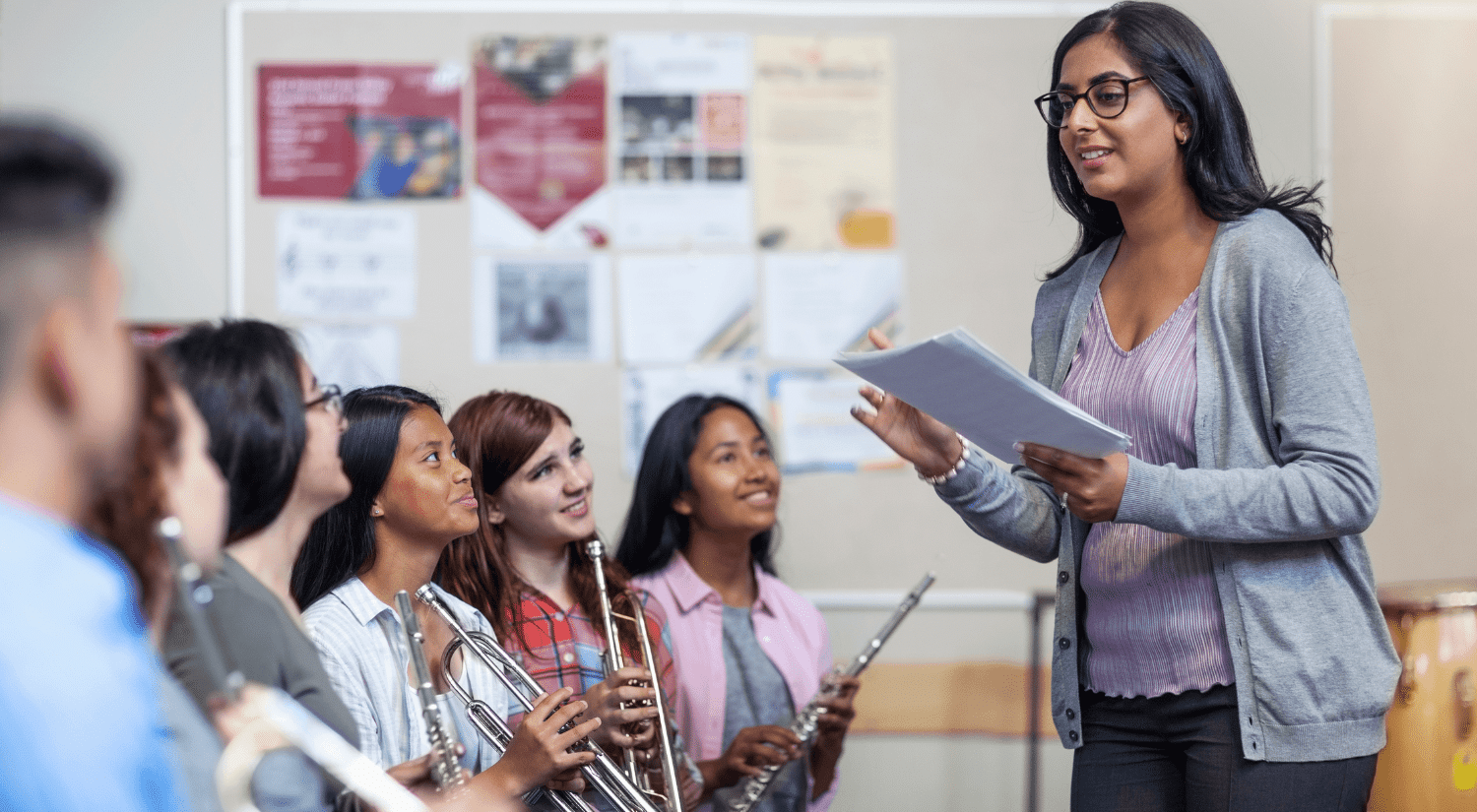 Tips when substitute teaching for a music teacher.