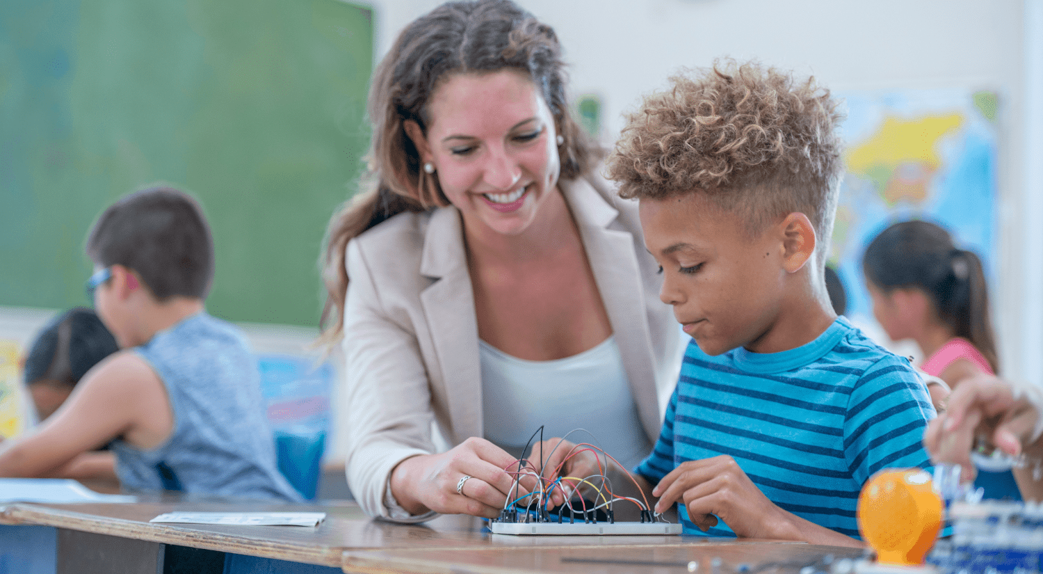 The difference between substitute teacher and paraprofessional job duties.