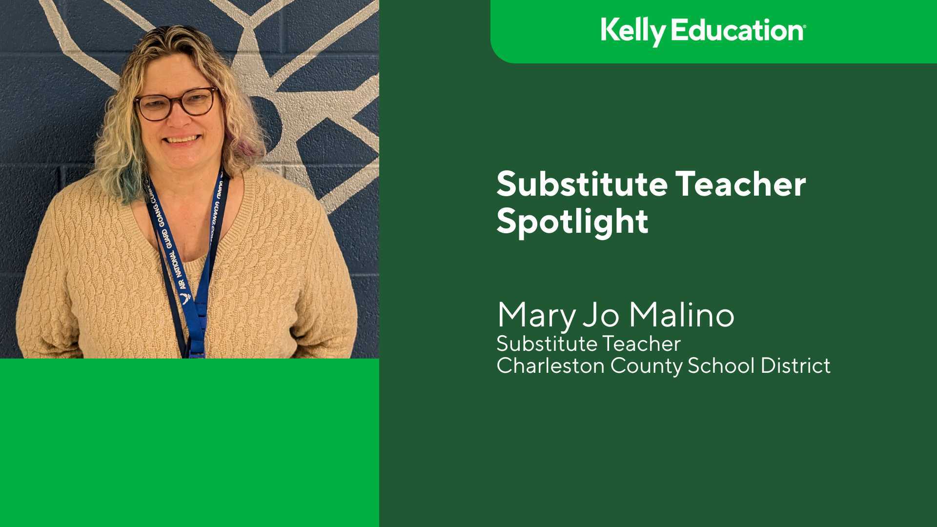 Historia de la maestra sustituta: Mary Jo Malino