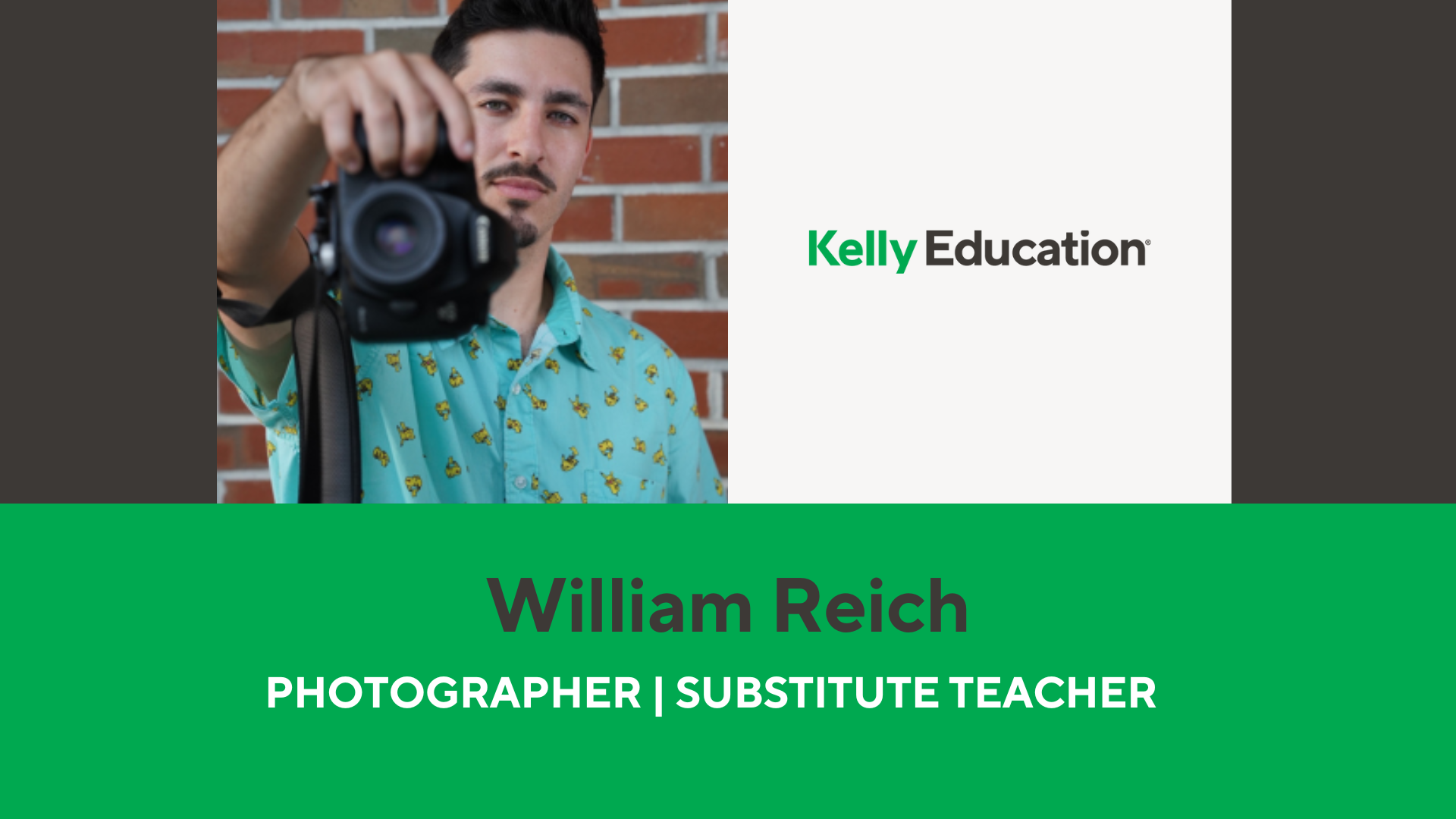 Substitute Teacher Story: William Reich - myKelly